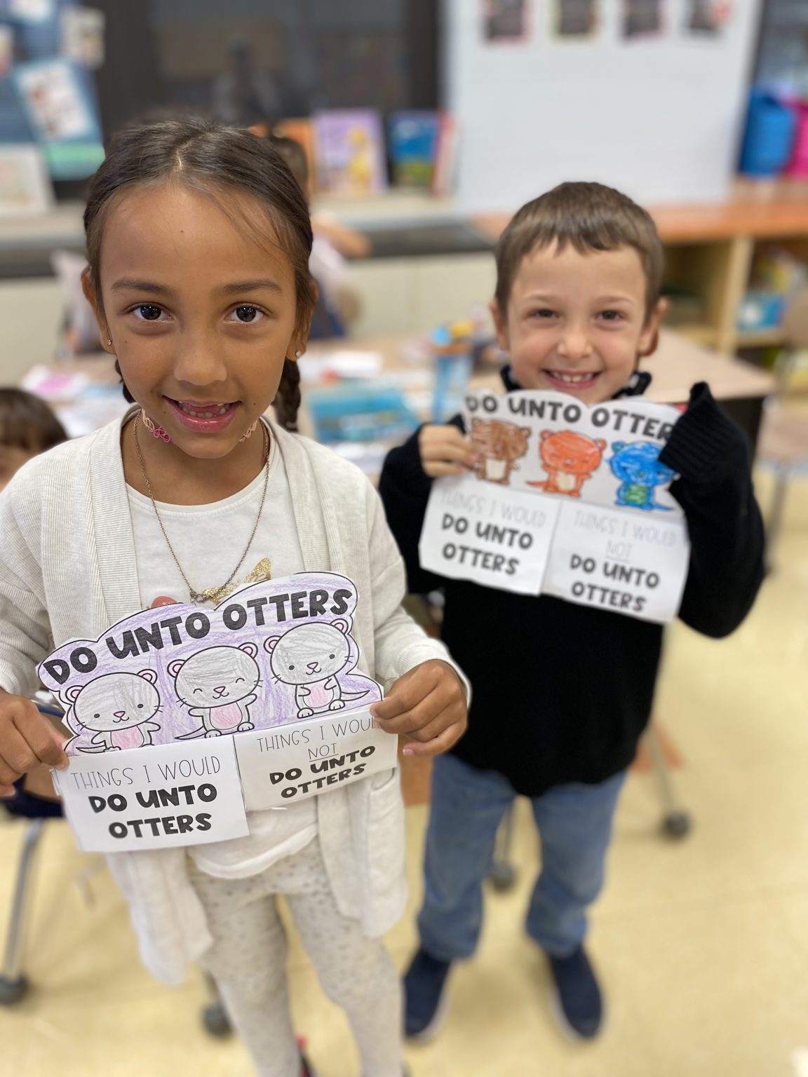 First Graders Learn the Golden Rule - Lincoln School