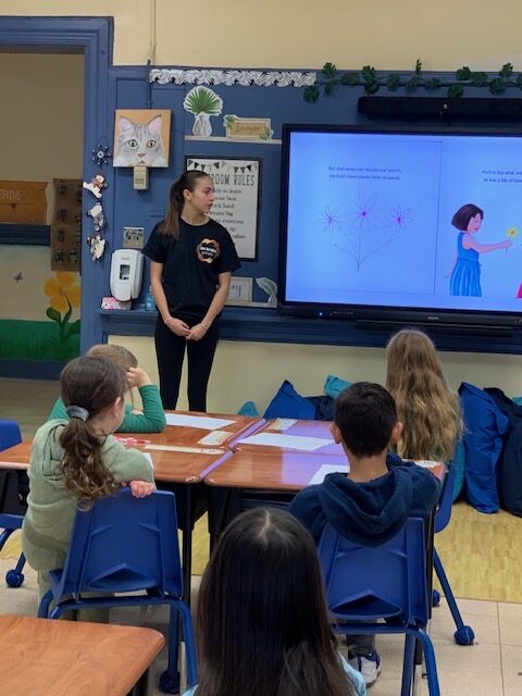 RHS Hear Our Voices Club Visits Lincoln School - Lincoln School