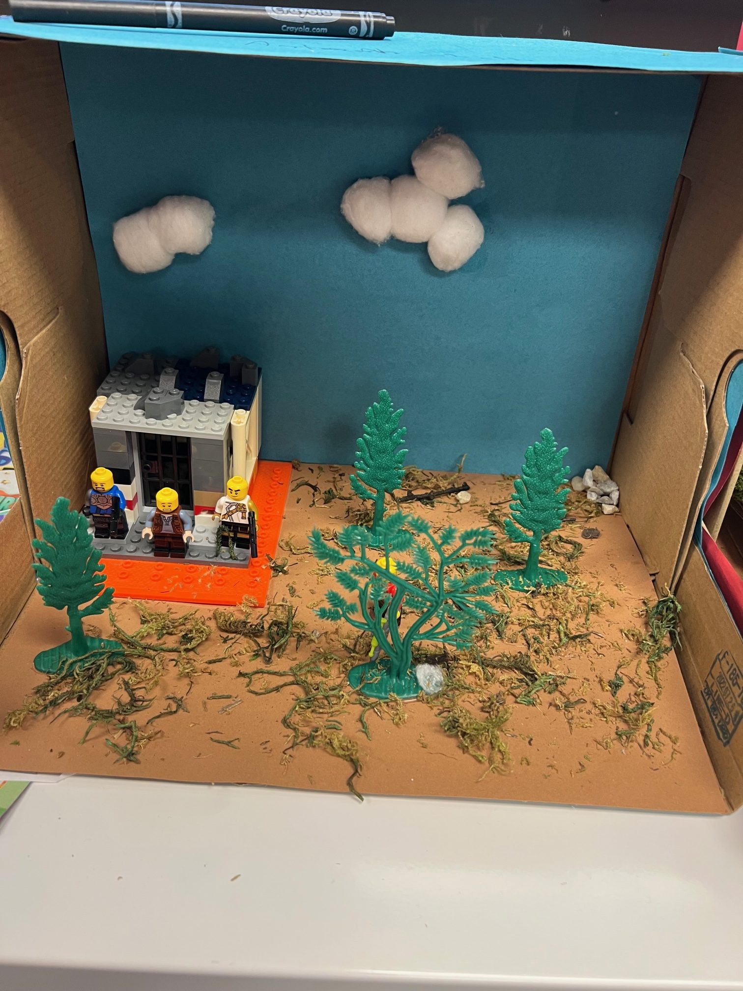 "The Fighting Ground" Dioramas - Pierrepont School