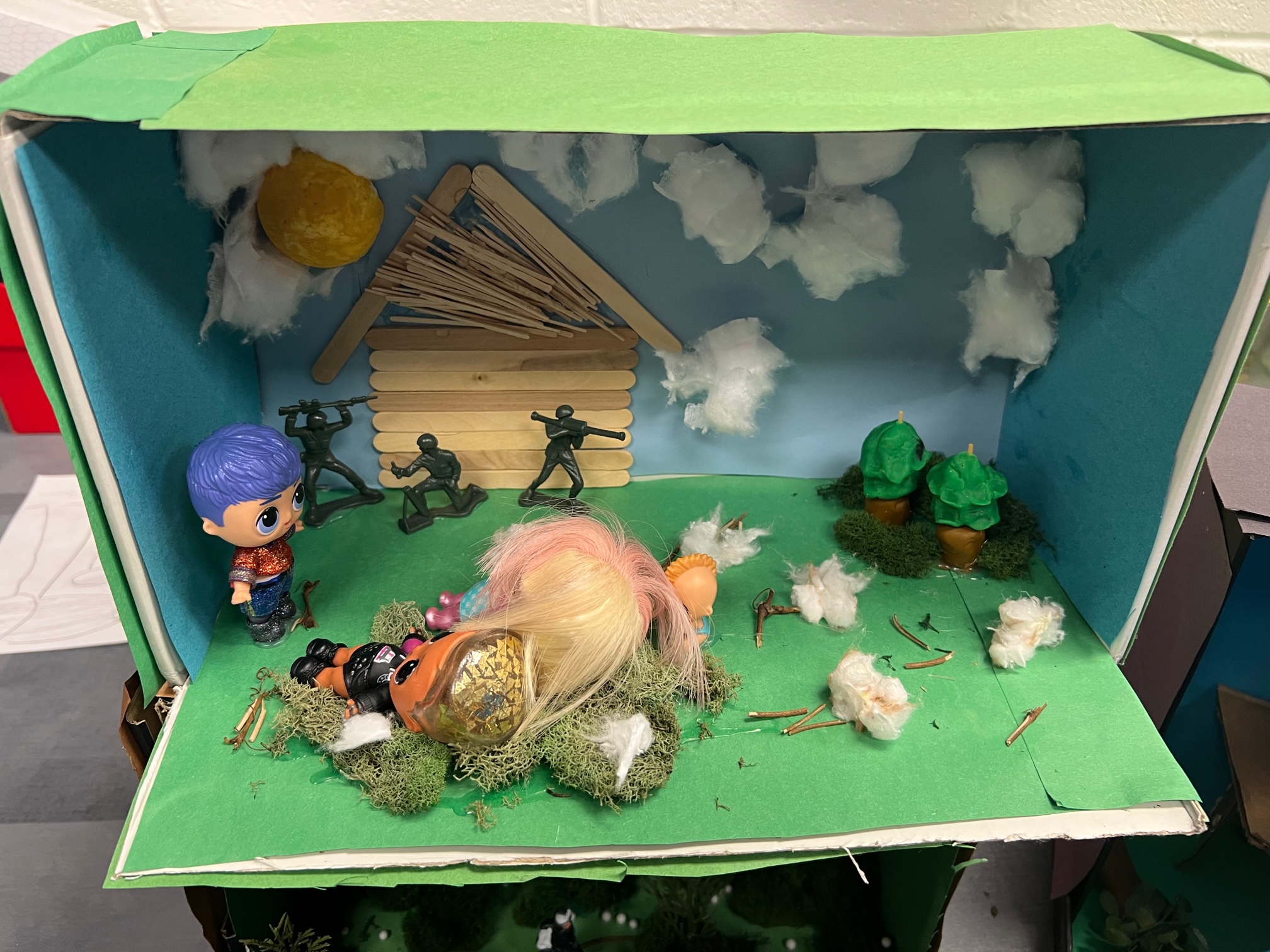 "The Fighting Ground" Dioramas - Pierrepont School