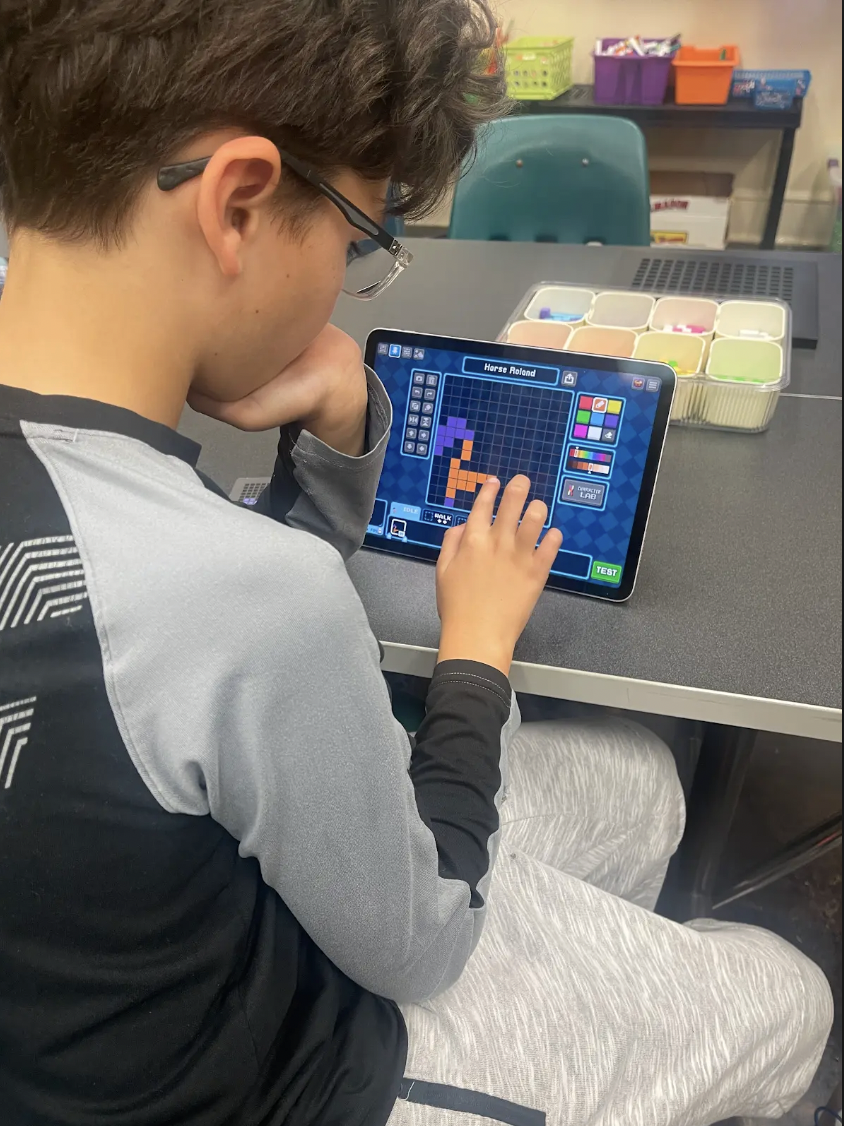 Coding Club Designs Pixel Characters - Pierrepont School
