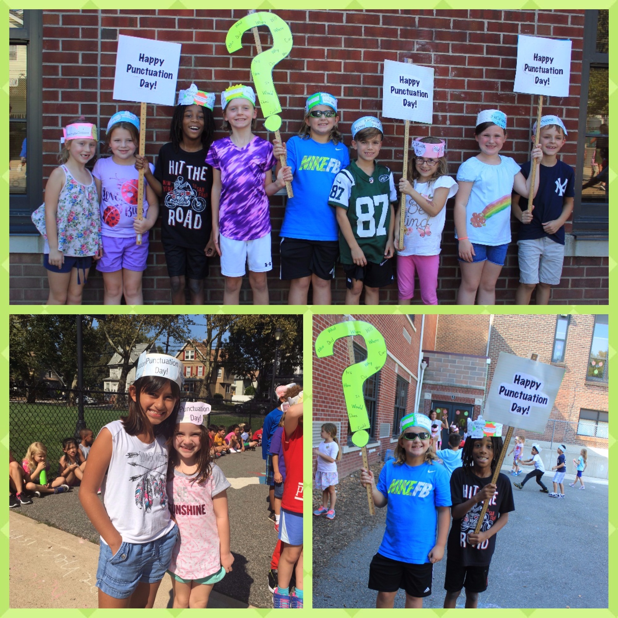 Punctuation Day Parade - Washington School