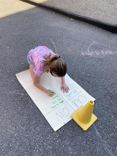 Spelling Relay Race - Washington School