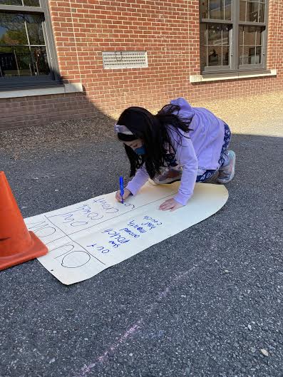 Spelling Relay Race - Washington School