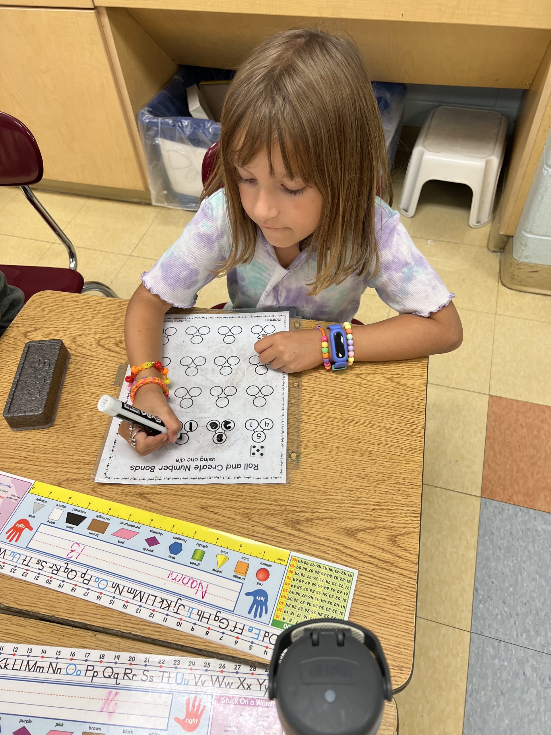 Number Bond Dice Game - Washington School