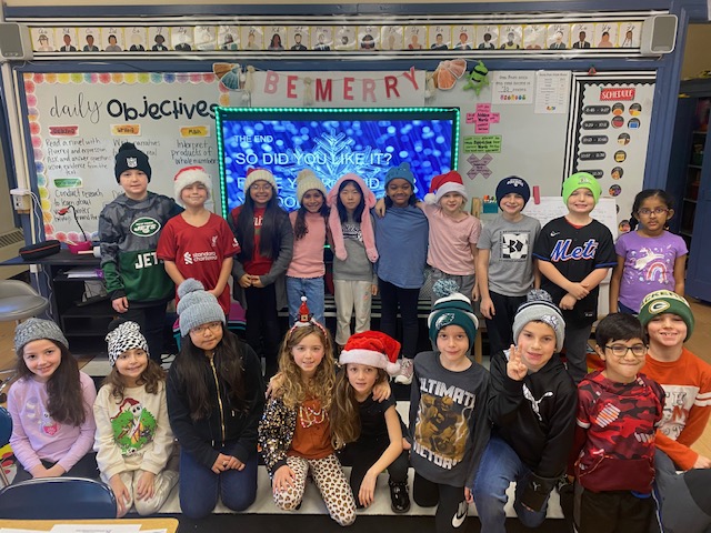 Winter Hat Day - Holiday Spirit Week - Washington School