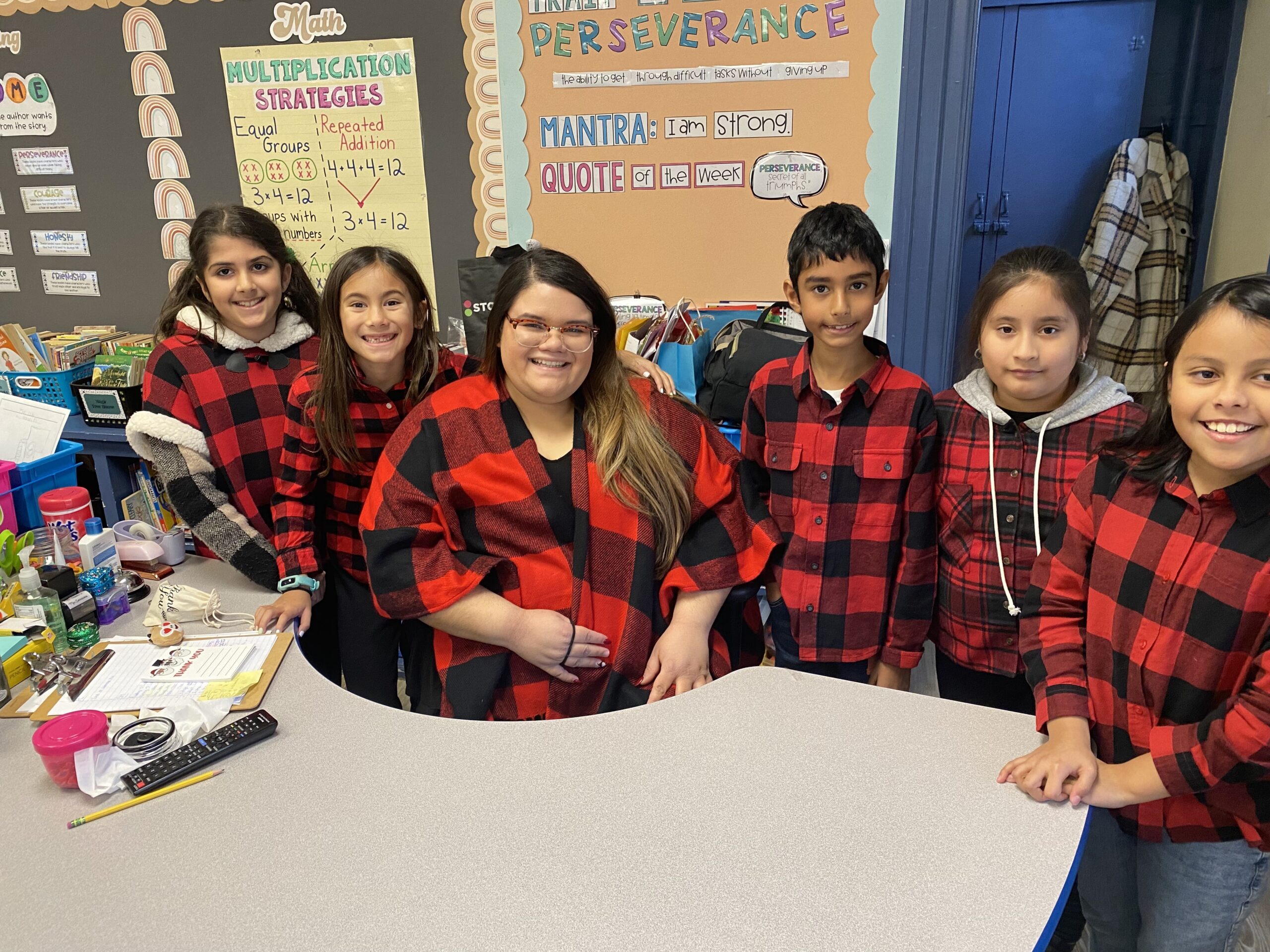 Plaid Flannel Day Holiday Spirit Week Washington School