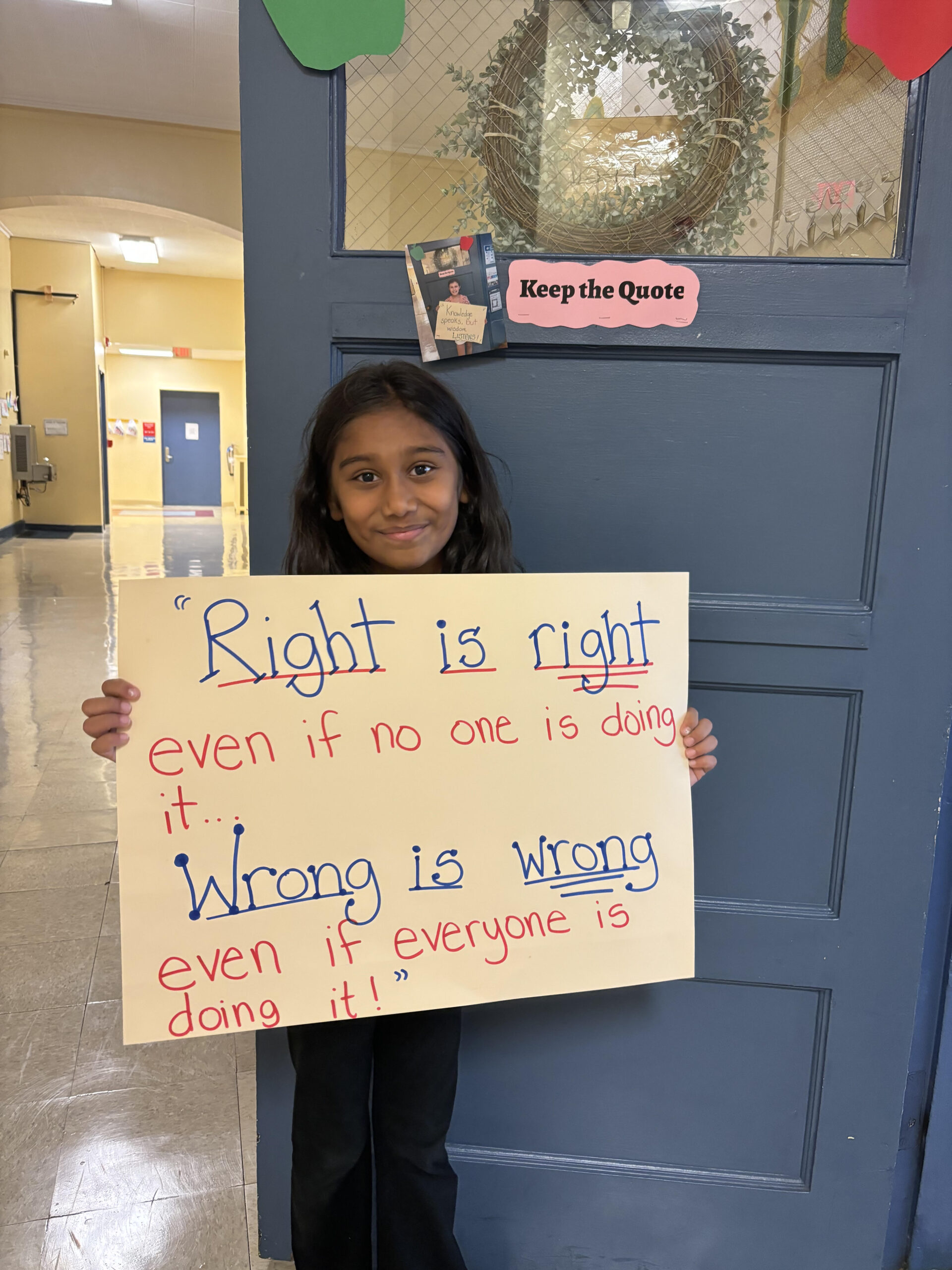 Keep the Quote - Washington School