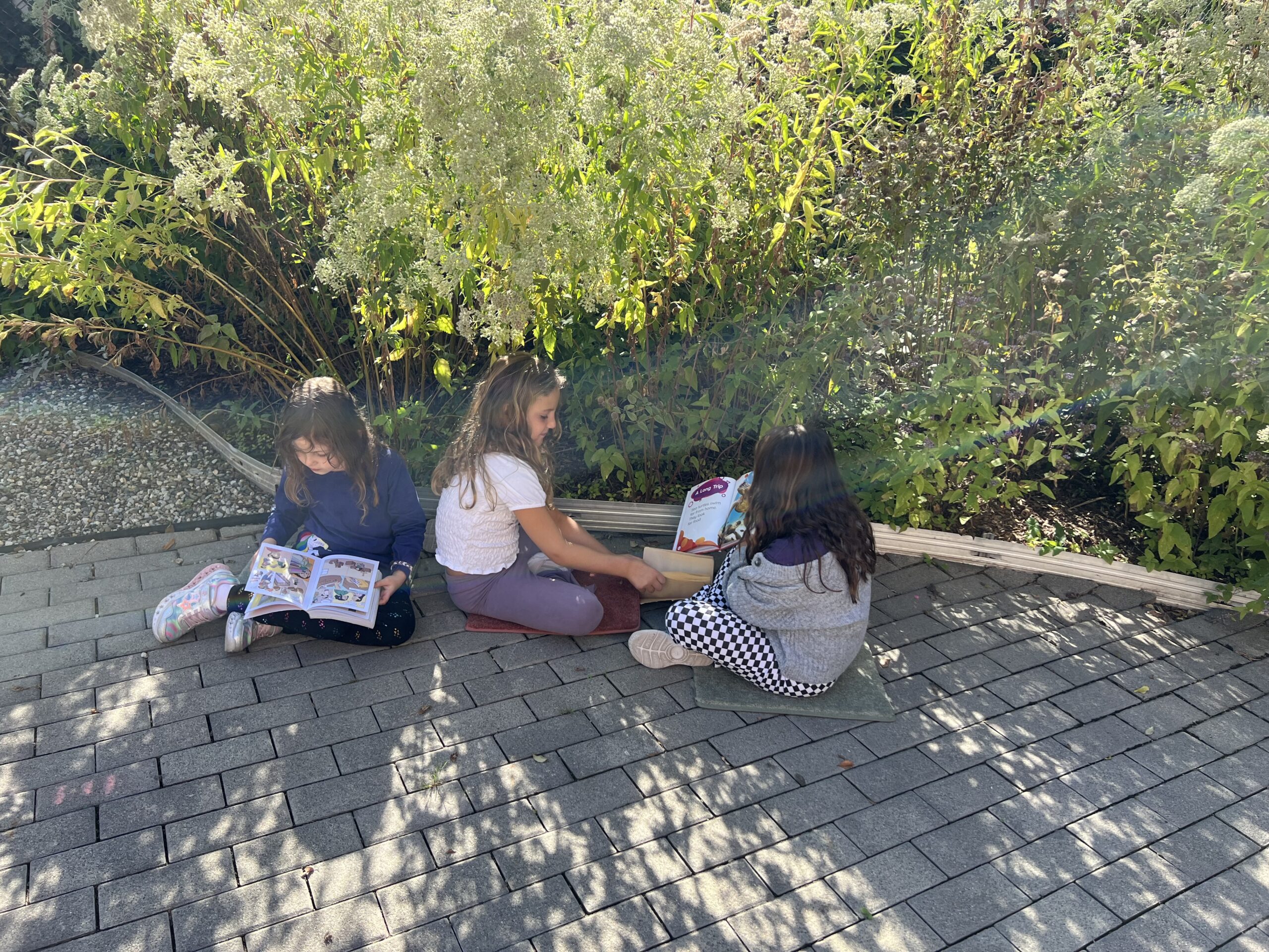 Reading In the Garden - Washington School